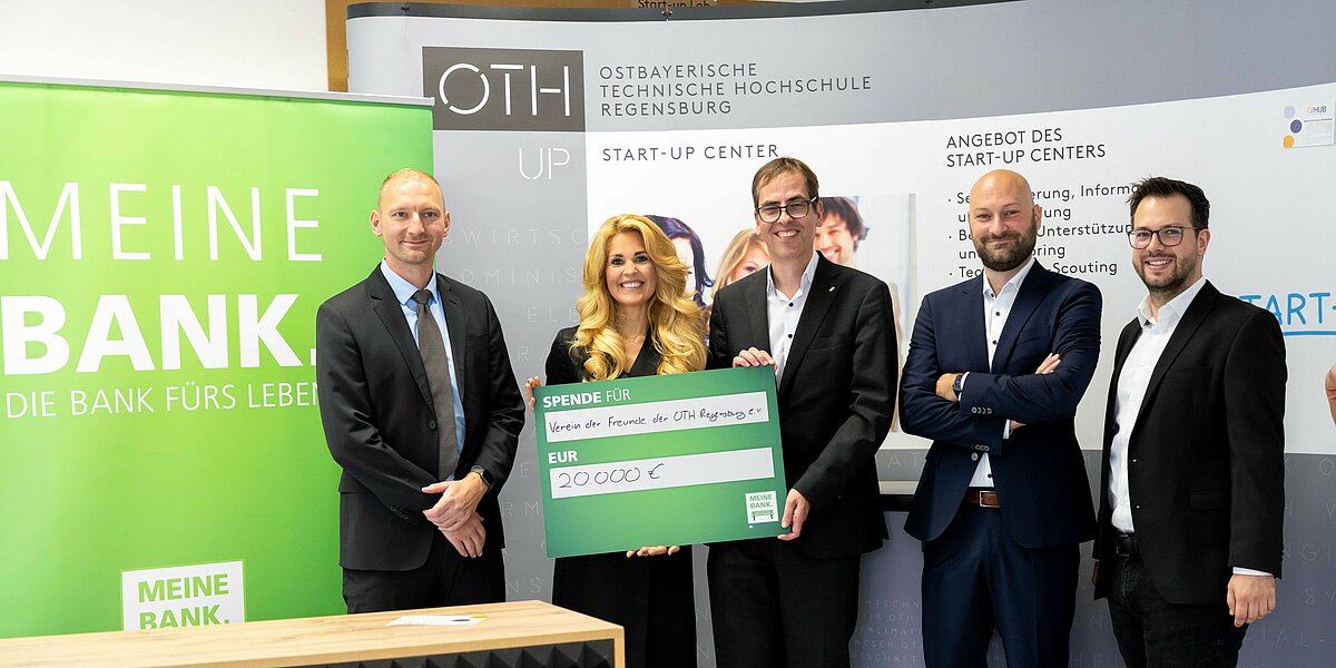 VR Bank Niederbayern Oberpfalz unterstützt start-up center