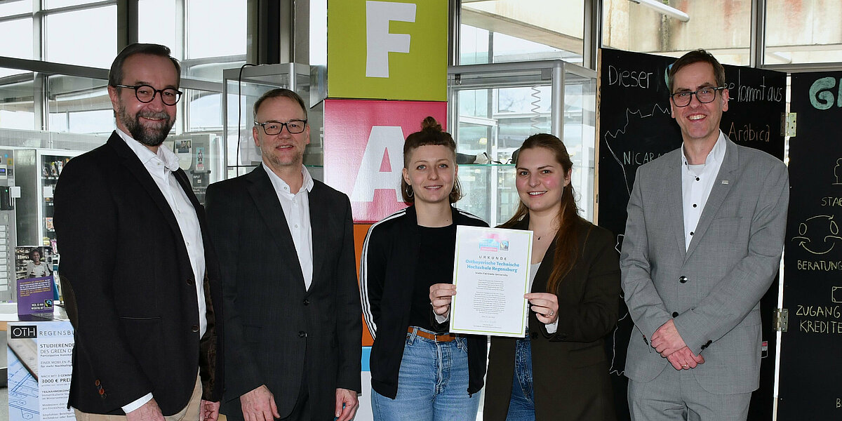 OTH Regensburg erneuert Titel „Fairtrade-University“